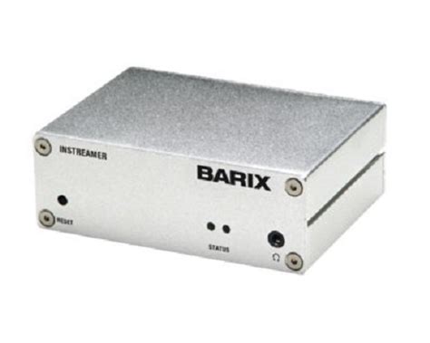 BARIX INSTREAMER NETWORK AUDIO CONVERTER Euro Broadcast