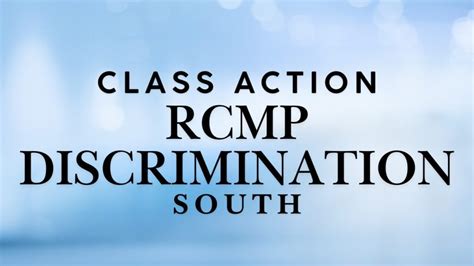 Rcmp Class Action South Cooper Regel