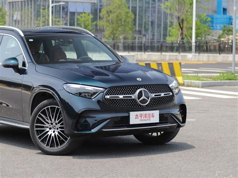 松石绿奔驰glc车头外观图片奔驰glc 2023款 Glc 300 L 4matic 豪华型 7座7613087太平洋汽车网