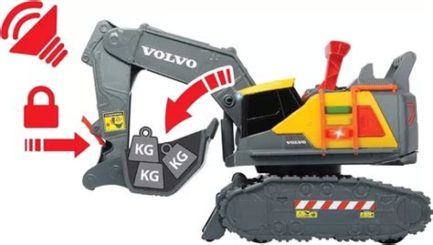 Dickie Toys Retro Excavadora Volvo Juguete Luz Y Sonido En Venta En
