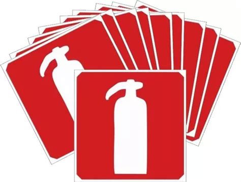 Kit Placas Fotoluminescente Indicativa Extintor Inc Ndio