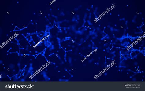 Big Data Visualization Science Background Big Stock Illustration