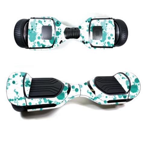 Mightyskins Swt580 Teal Splatter Skin Decal Wrap For Swagtron T580