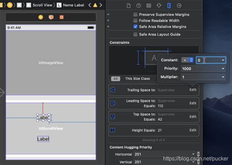 Ios 12 Auto Layout界面自动布局系列2 使用xcode的interface Builder添加布局约束xcode 布局约束 Csdn博客