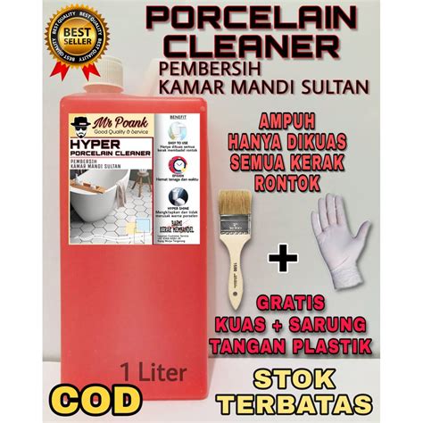 Jual PEMBERSIH KERAK LANTAI KAMAR MANDI TOILET KERAMIK PORSELEN KACA
