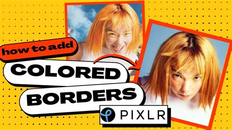 Pixlr Add A Basic Colored Border To Any Image Easily Youtube