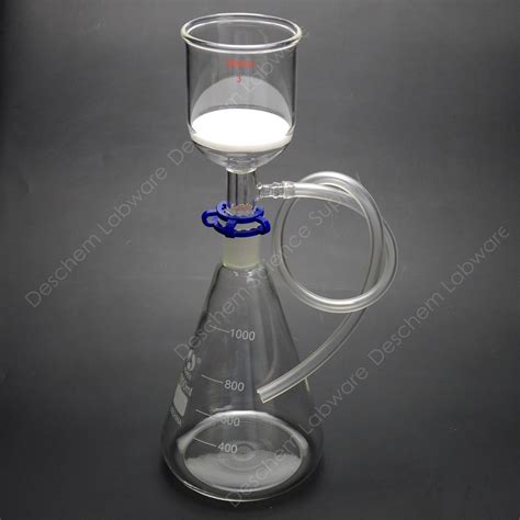 1000ml Lab Suction Filtration Device 200ml Buchner Funnel 1lit
