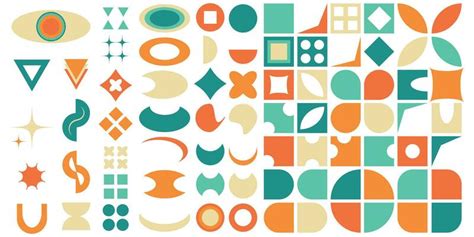Retro Abstract Shapes Vector Art Icons And Graphics For Free Download