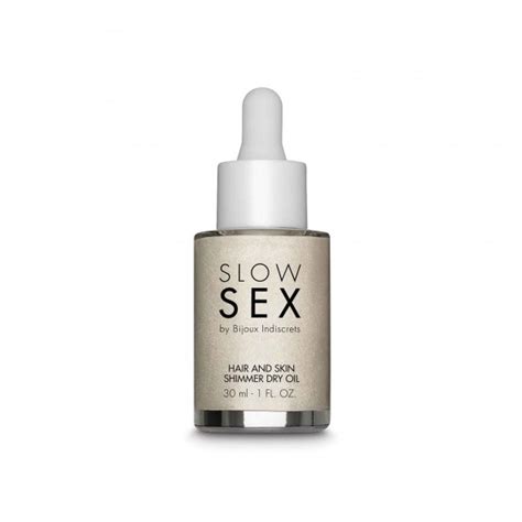 Huile Sèche Brillante Corps Et Cheveux Slow Sex Bijoux Indiscrets