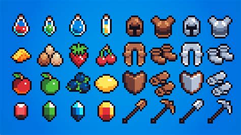 Rpg Items 2 A Free Asset Pack To Build Games With Gdevelop Gdevelop