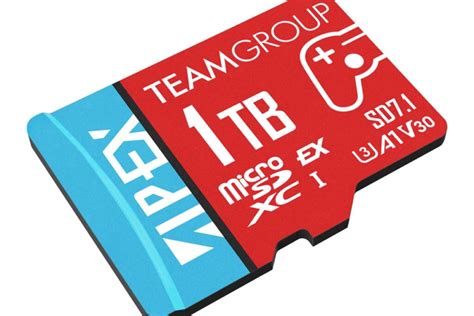 Teamgroup A Lancé La Carte Microsd Express Apex Sd71 Avec Jusquà 800