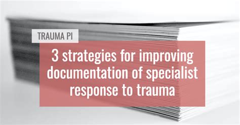 3 Strategies For Improving Documentation Of Specialist Response To