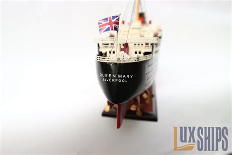 Rms Queen Mary Ship Model Rms Queen Mary Wood Ship Model Etsy