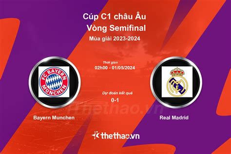 Nhận định Soi Kèo Bayern Munchen Vs Real Madrid 0200 Ngày 01052024
