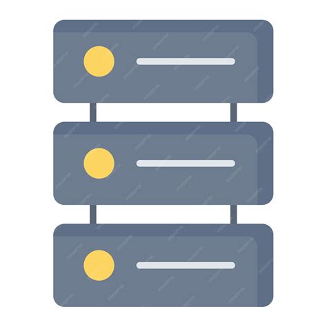 Premium Vector Database Vector Illustration