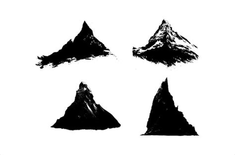 Premium Vector Mountant Silhouette Vector Design