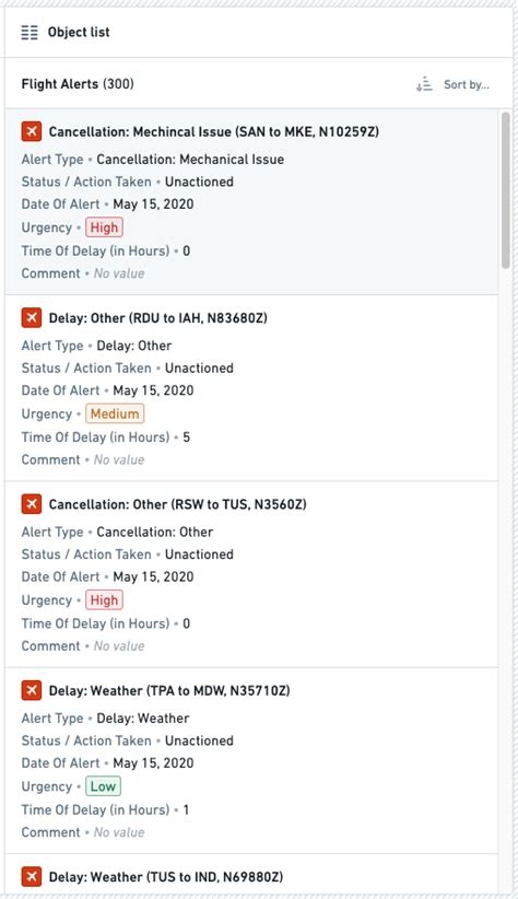 Workshop • Core Display Widgets • Object List • Palantir
