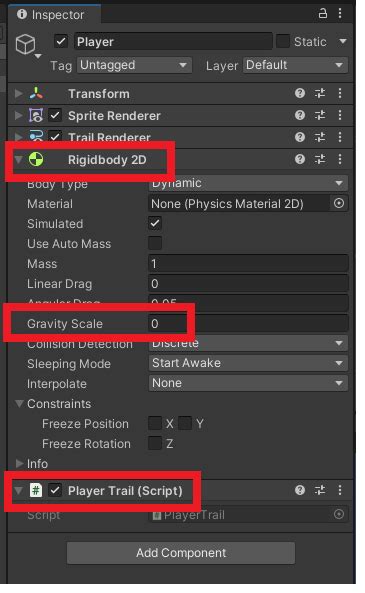 トレイルエフェクト軌跡を作成 Trailrenderer 【unityメモ】 No システム No ライフ