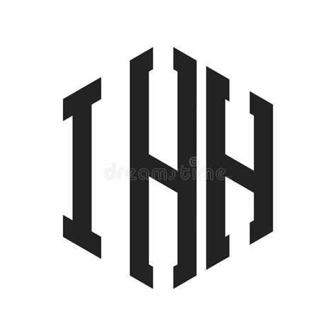 Ihh Logo Design Initial Letter Ihh Monogram Logo Using Hexagon Shape