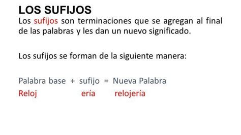 SUFIJO ERO Significado Y Ejemplos Resumen Práctico 52 OFF