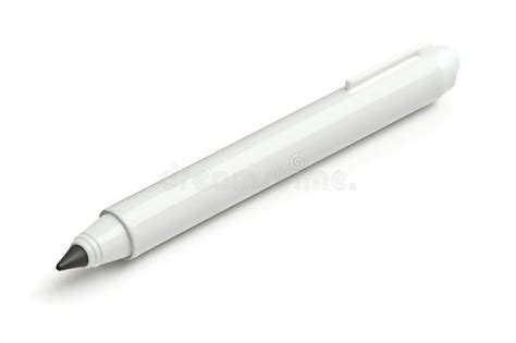 High Quality Fine Tip Marker On Clean White Background Showcasing Realistic Details And Lighting