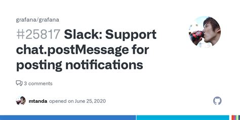 Slack Support Chatpostmessage For Posting Notifications · Issue
