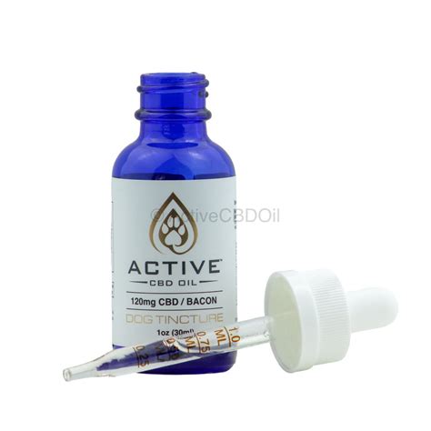 Active Cbd Bacon Flavored Dog Tincture 120mg The Cbd Department