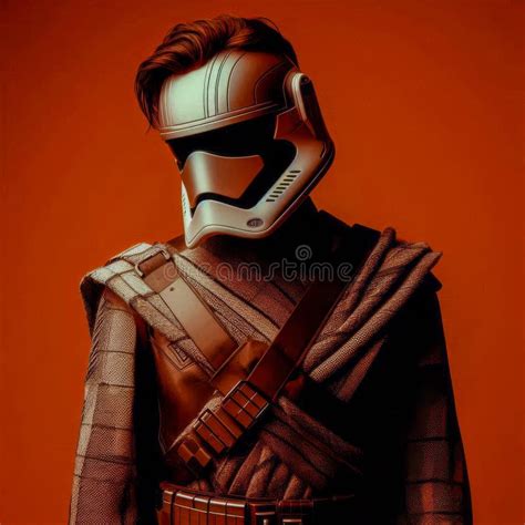 Portrait Of A Young Man Dressed As A Sci Fi Cinematics Stock