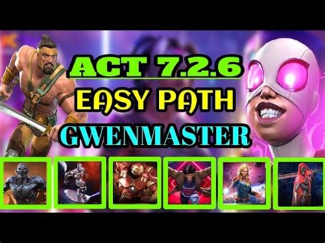 Mcoc Act Easy Path Gwenmaster YouTube
