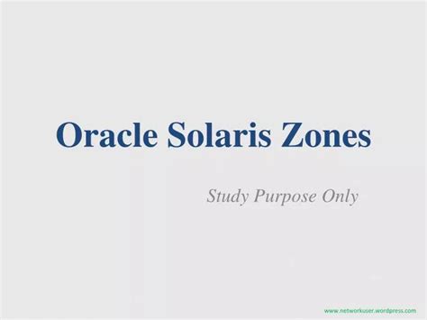 Ppt Oracle Solaris Zones Powerpoint Presentation Free Download Id