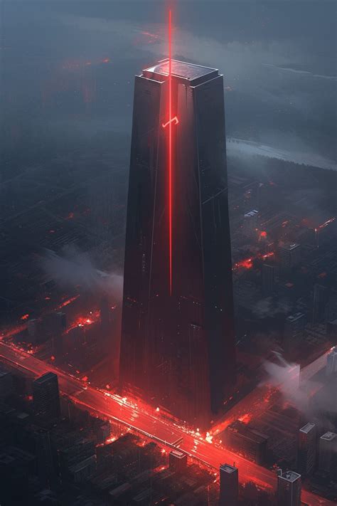 An Ominous Giant Monolithic Structure