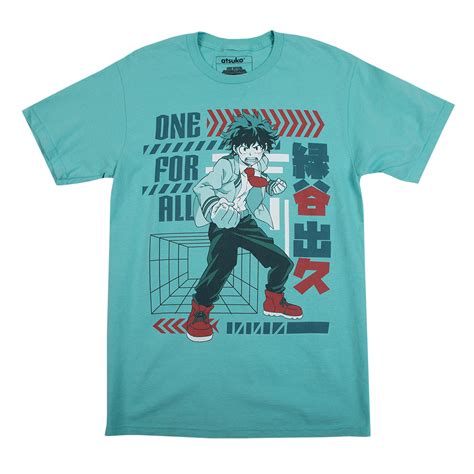 My Hero Academia Deku Mint Tee Atsuko