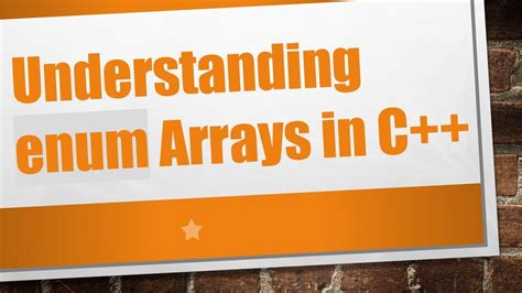 Understanding Enum Arrays In C Youtube