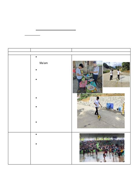 Week 1 Ojt Dpwh Afdeo Progress Report Brille Fernando Pdf