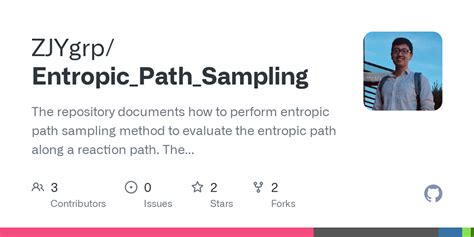 Github Zjygrpentropicpathsampling The Repository Documents How To