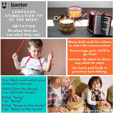 Language Tip Of The Week Imitation Banter Speech And Language