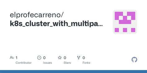 Github Elprofecarrenok8sclusterwithmultipass