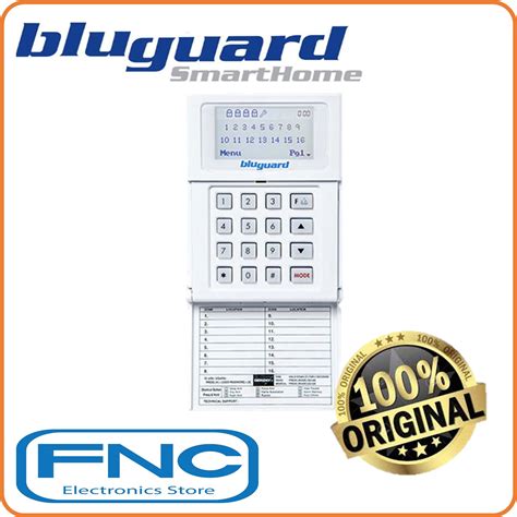 BLUGUARD V PLUS LCD Keypad Wired Alarm System Lazada