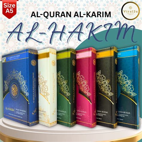 Al Quran Al Hakim Tajwid Berwarna Dengan Panduan Wakaf Dan Terjemahan