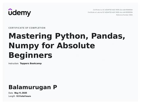 Backontrack Python Pandas Numpy Bim Automation Constructionteck Balamurugan P