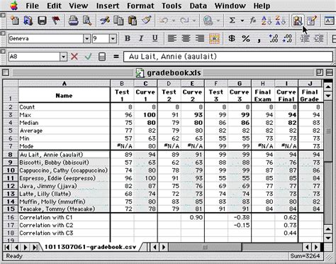Amherst College IT Graphing With Excel