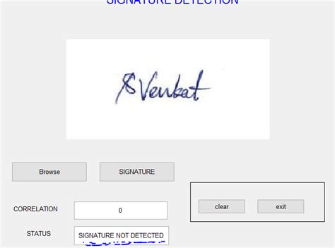 Signature Recognition And Validation System With Forgery Detection
