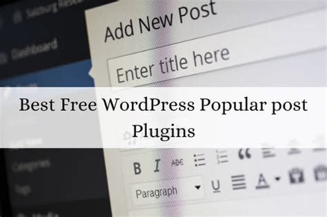 5 Best Free Wordpress Popular Post Plugins Digital Template Market