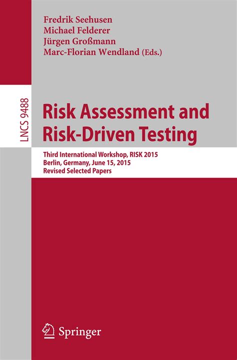 risk assessment and risk driven testing ebook by epub rakuten kobo