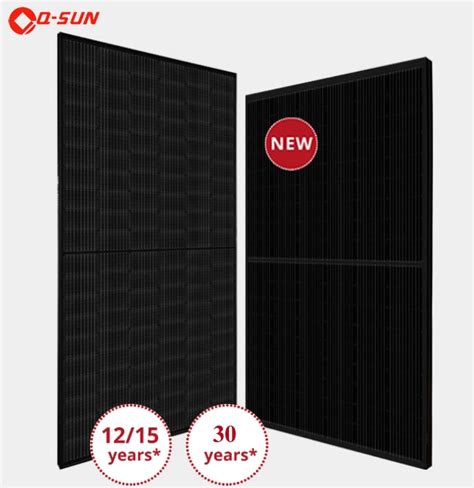 Topcon Half Cell PV Solar Panel Bifacial All Black Mono Modules Renewable Energy Topcon Half