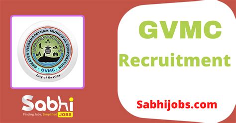Gvmc Recruitment 2025 Latest Vacancy Careers