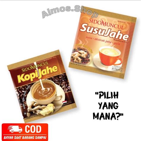 Jual Kopi Jahe Dan Susu Jahe Sido Muncul Sachet 10pcs Shopee Indonesia