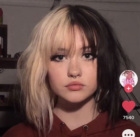 Split Dyed Hair Split Hair Brown Hair Dye Dye My Hair Hair Inspo
