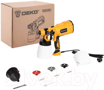Deko DKSG55K1 HVLP / 018-1043 Краскопульт электрический ...