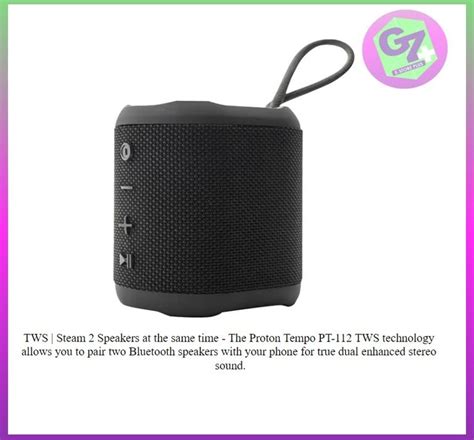 Proton Tempo Portable Bluetooth Speaker On Carousell